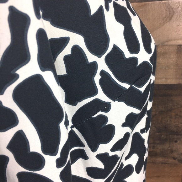 MG Collection | Tops | Mg Silk Collection Animal Print Button Down ...